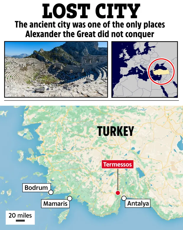 Termessos, Turkey - Inside the ruins of a legendary city even Alexander ...